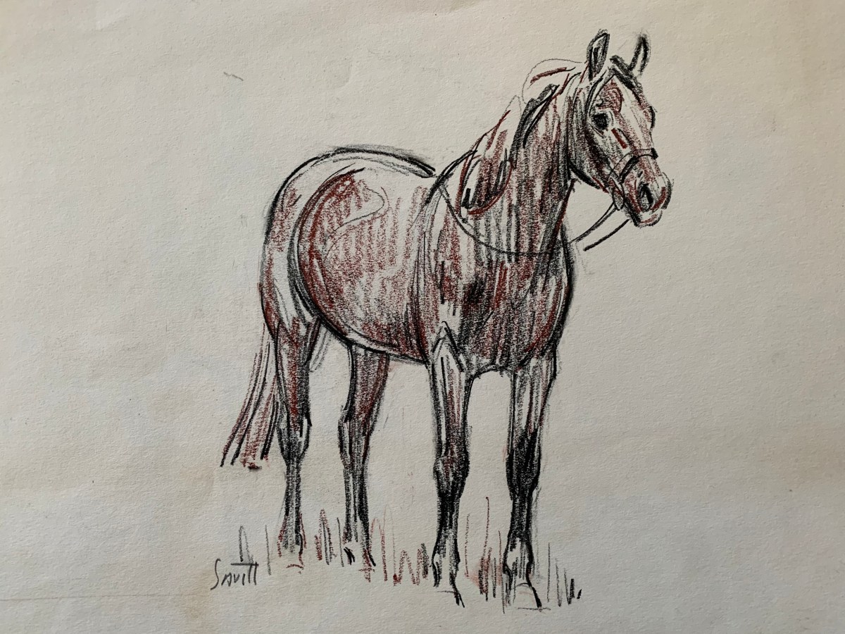 A study in black and brown – Sam Savitt original artwork & signed ...