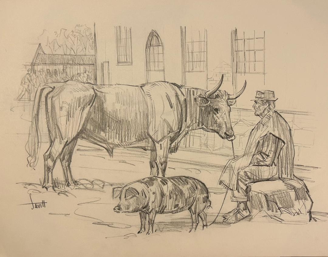 1968 Olympics #3 – Sam Savitt original artwork & signed reproductions