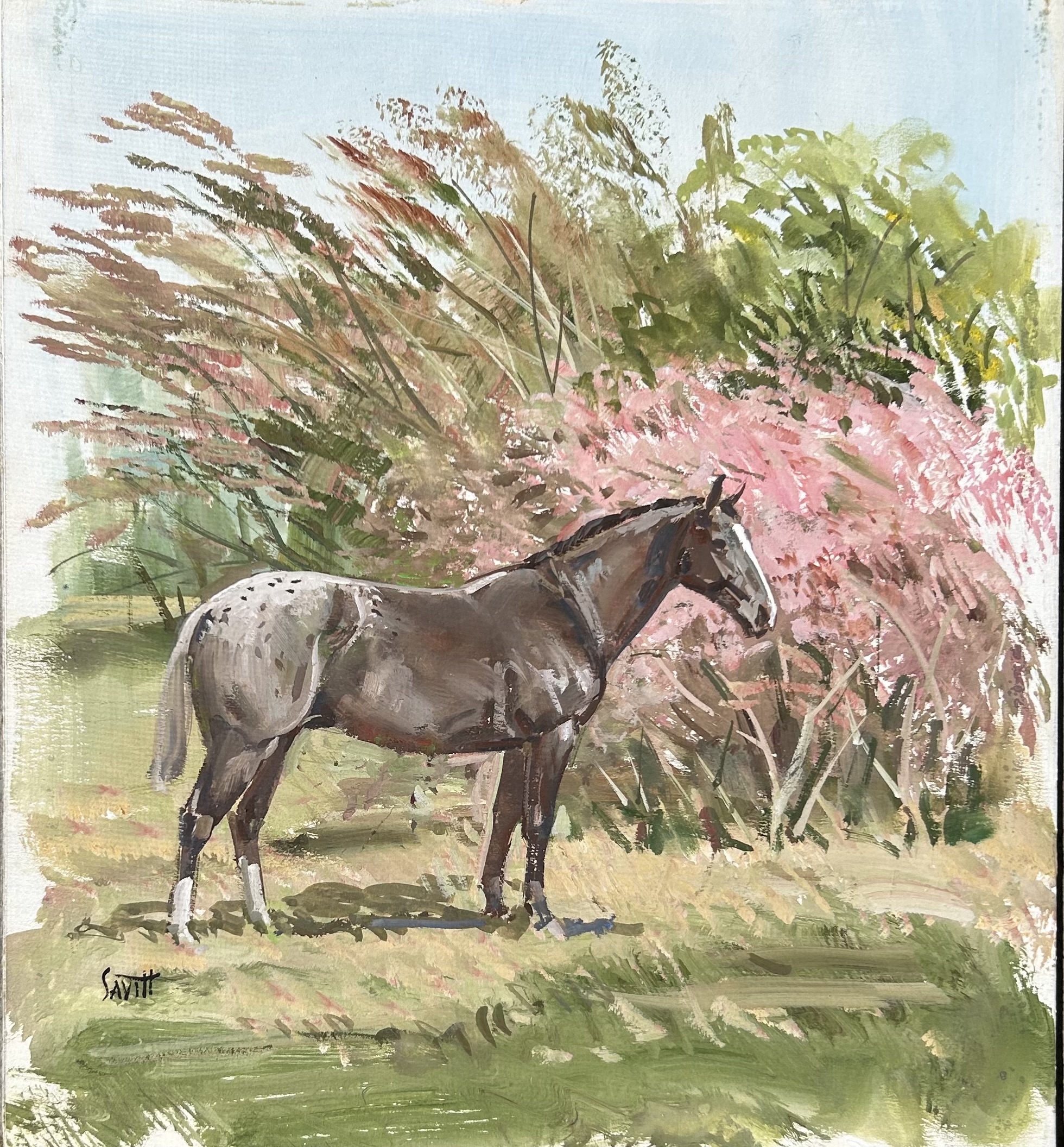 Springtime – Sam Savitt original artwork & signed reproductions