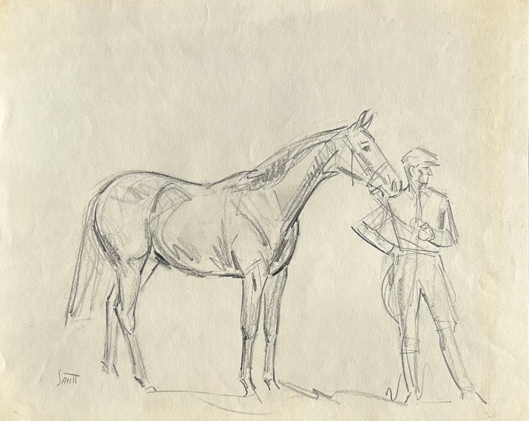 Quick sketch – Sam Savitt original artwork & signed reproductions